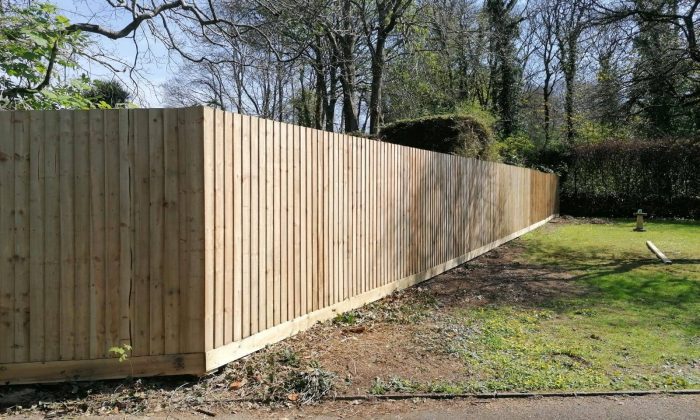Tanalised Garden Fencing with Gate | Sheds Ahead