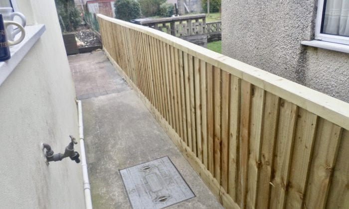 Tanalised Garden Fencing with Gate | Sheds Ahead